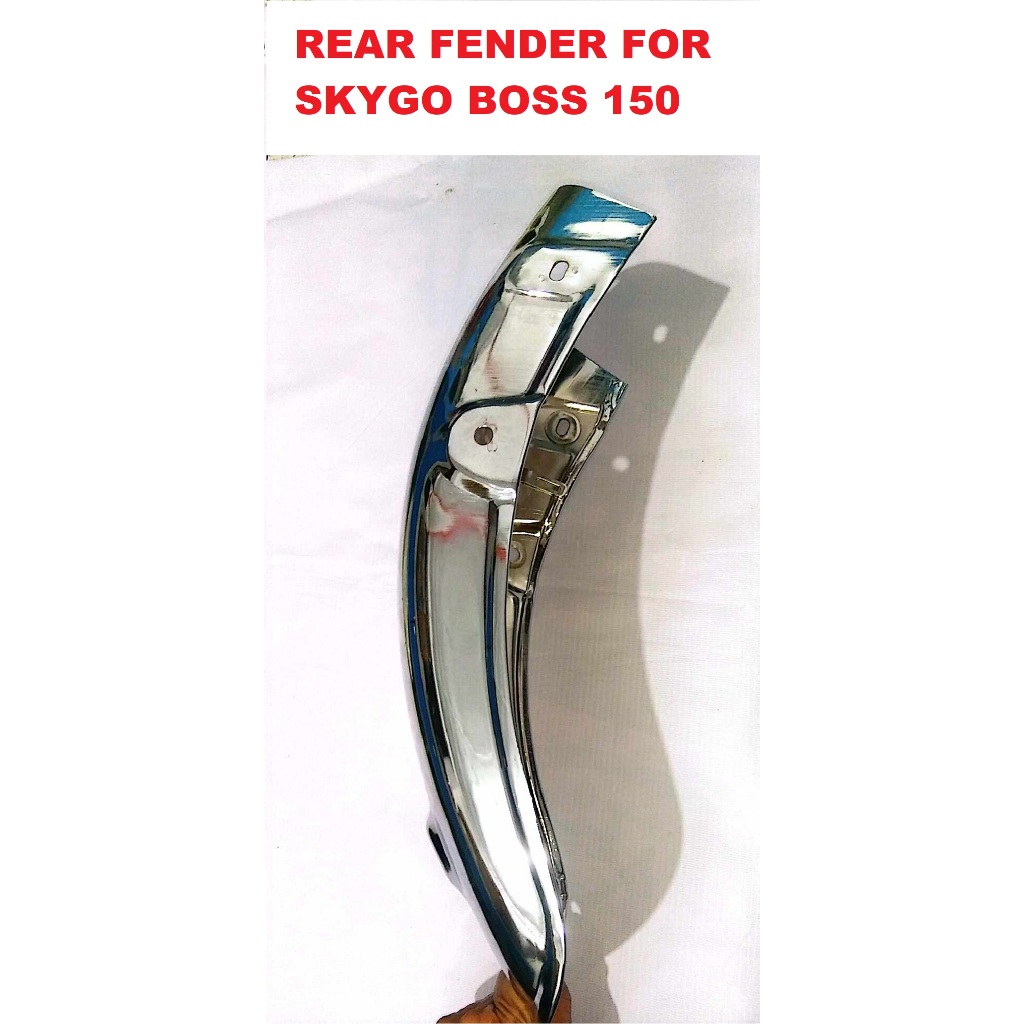 skygo boss 150 rear fender (chrome) 100% brand new and purely genuine ...