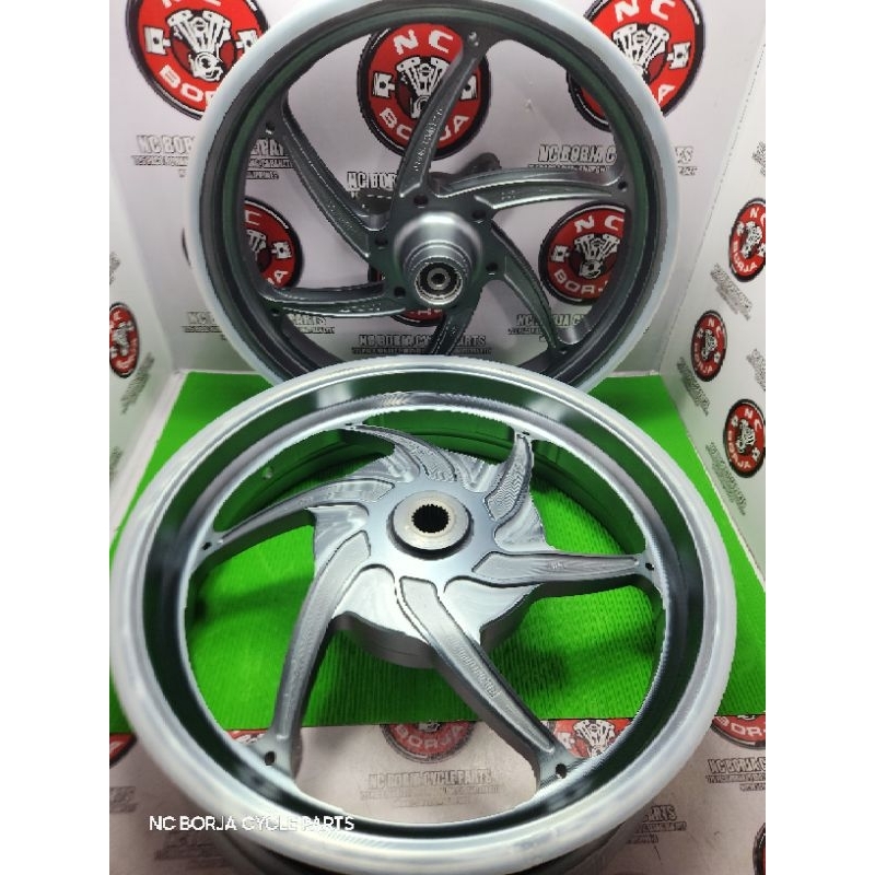 OKIMURA MAGS CNC TITANIUM F250X14 / R350X14 FOR AEROX | Shopee Philippines