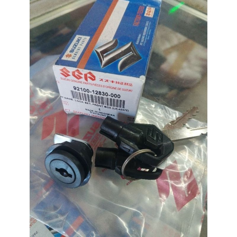 SGP Key Set / Lock Set Front Box For Raider 150 Fi Genuine Parts | Shopee Philippines