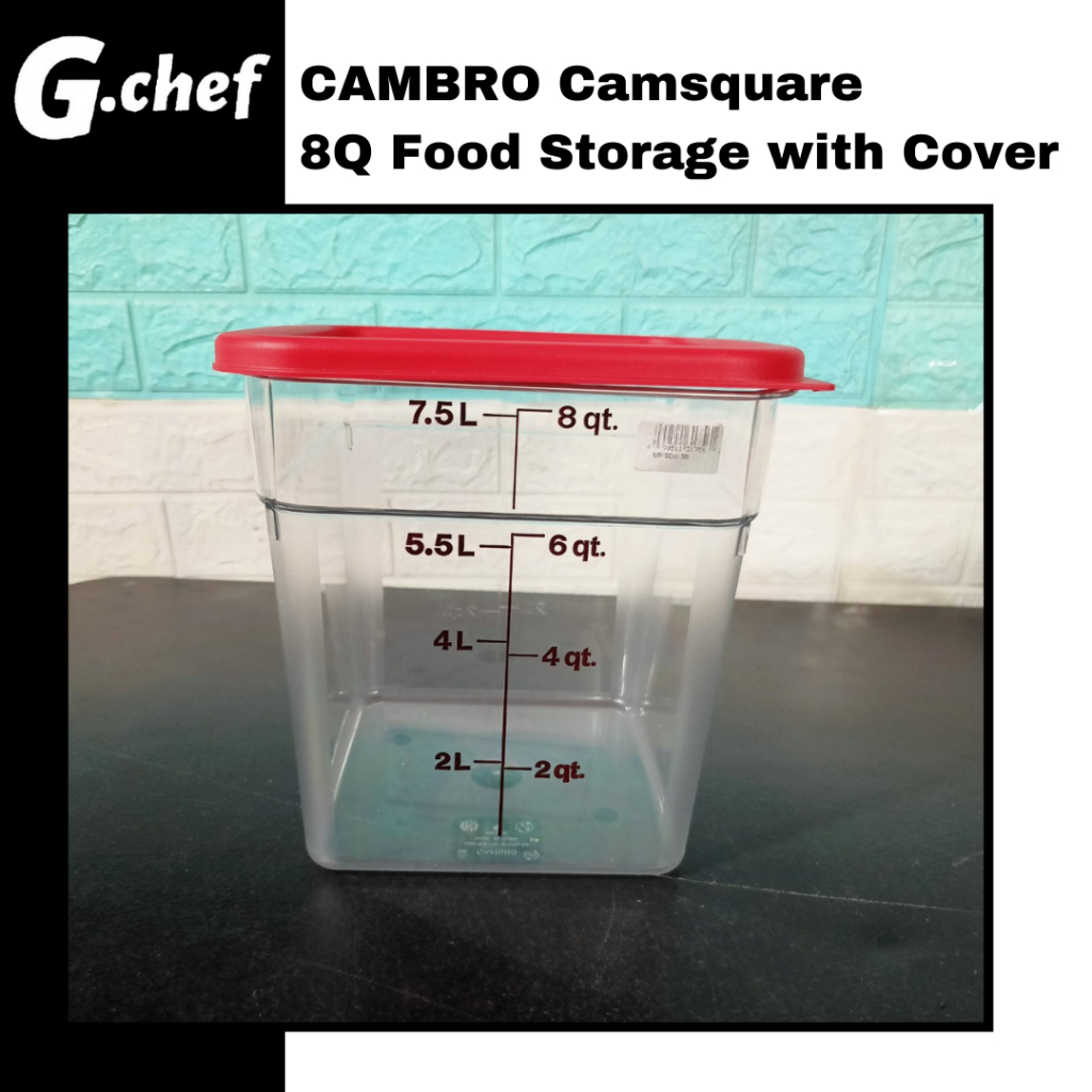 Camsquare Authentic Cambro Brand 8Q with Cover | Shopee Philippines
