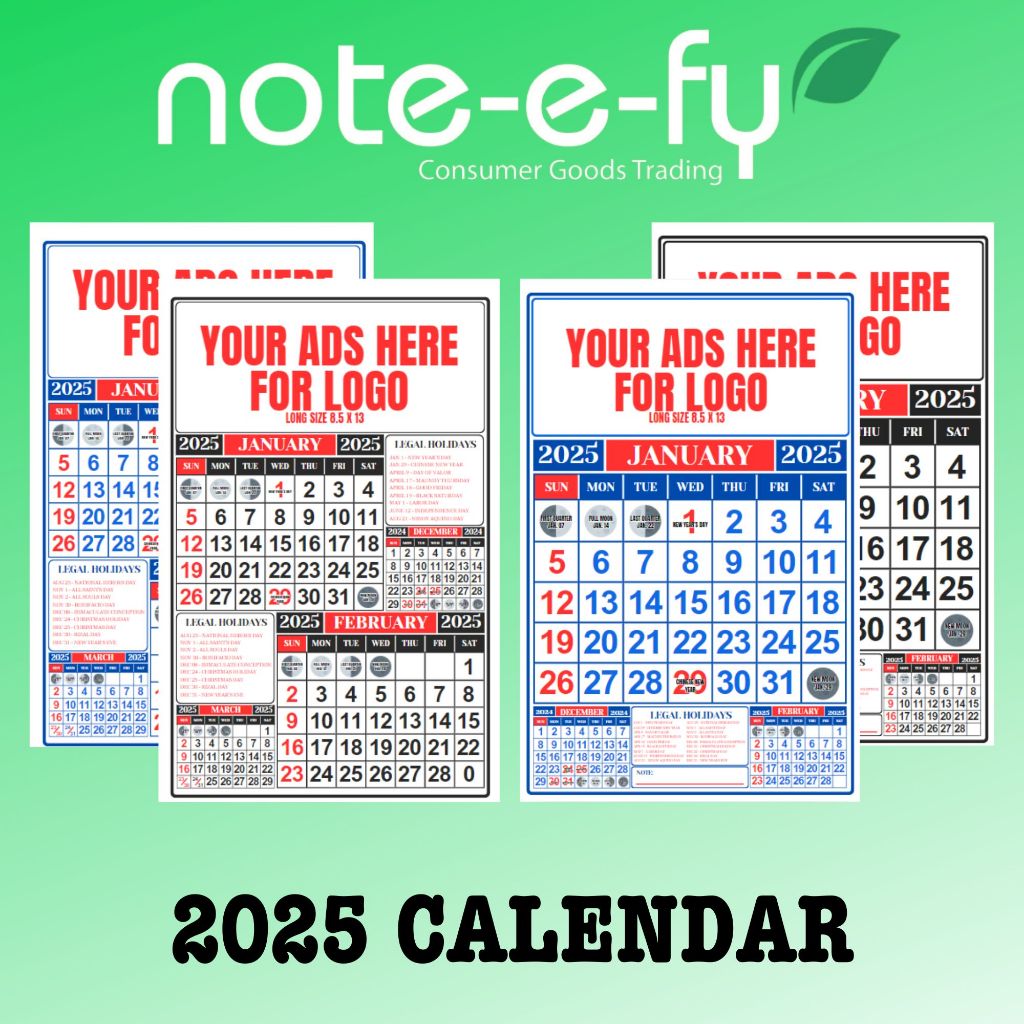 2025 COMMERCIAL CALENDAR | Shopee Philippines