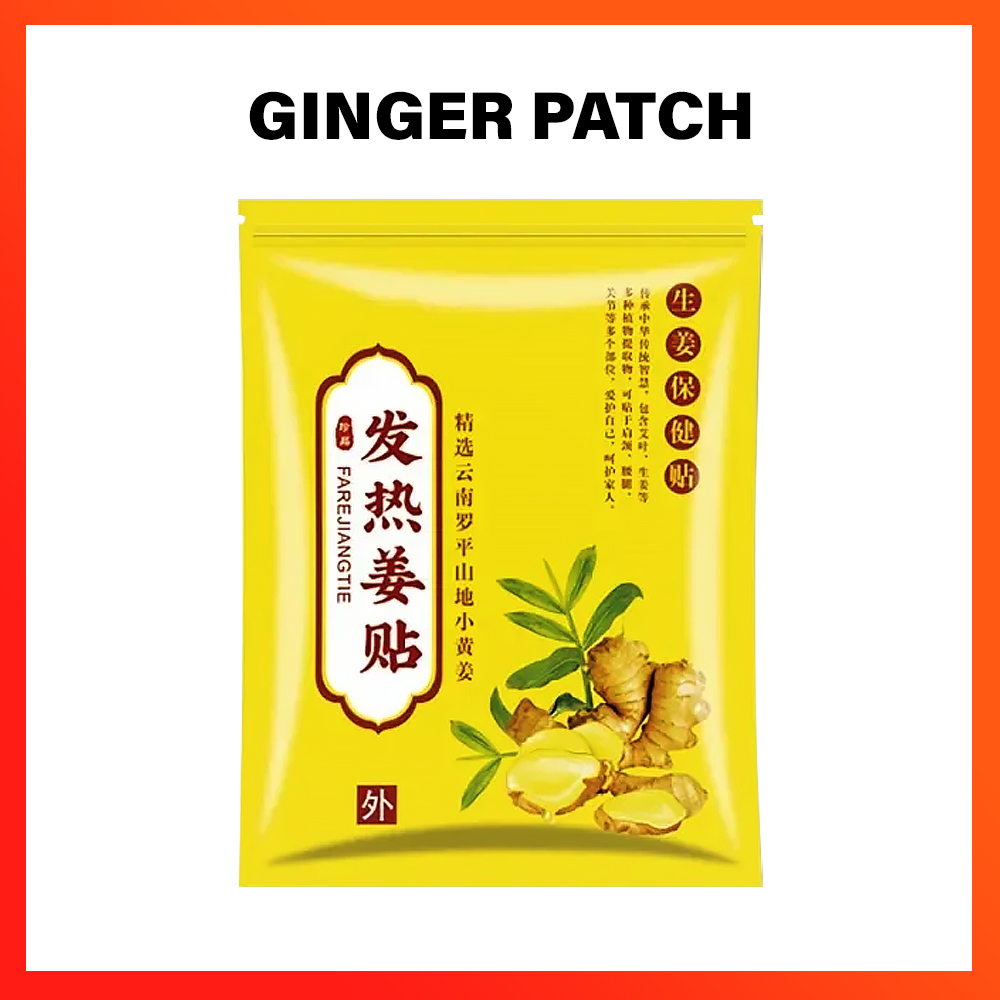 Herbal Ginger Patch Pain Relief Original Salonpas Patches | Shopee ...