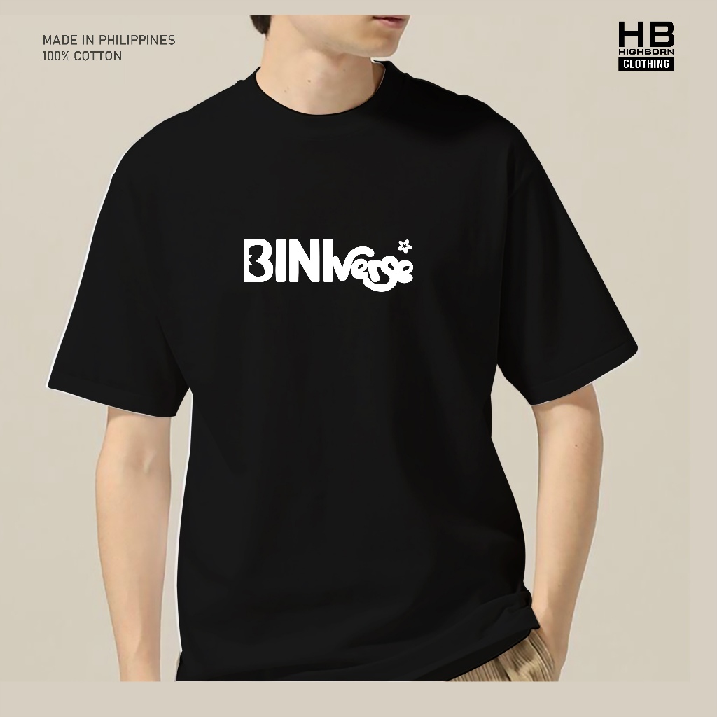 Bini Minimalist Fan T-Shirt Cotton Men Women Unisex Plus Size Shirt ...
