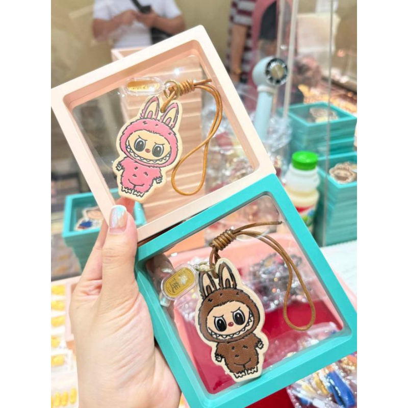 24K Hong Kong Gold Keychain with Labubu Charm | Shopee Philippines
