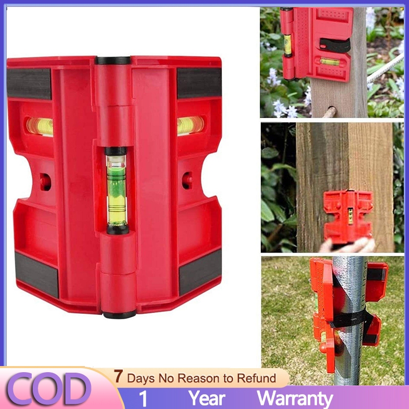 Spirit Level Magnetic Level Instrument Folding Magnetic Post Level ...