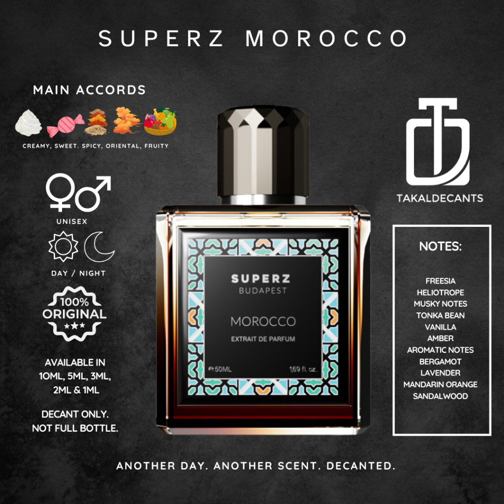 Superz Budapest Morocco - Perfume Decants (1ml/2ml/3ml/5ml/10ml ...