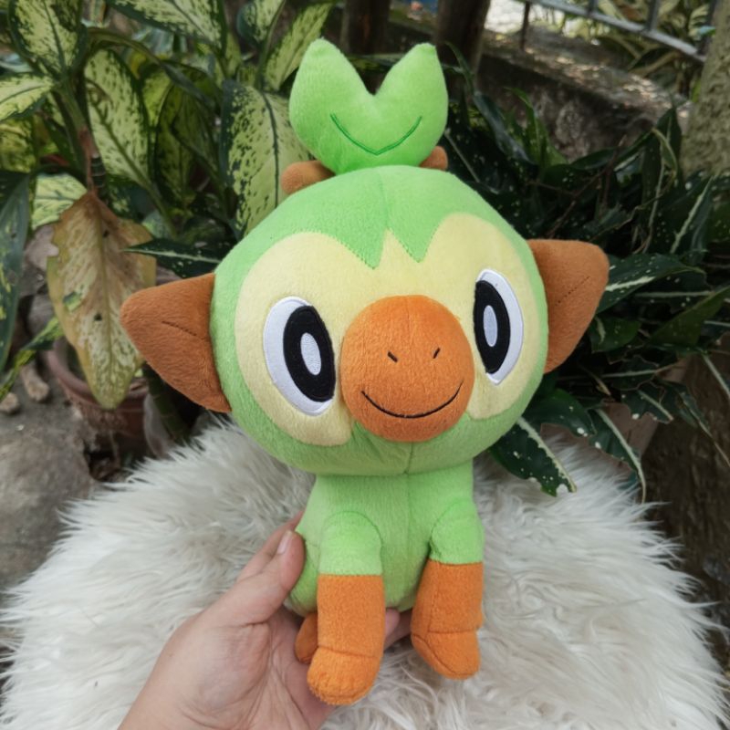 BANPRESTO Grass-Type Pokemon GROOKEY Original Plush Toy | Shopee ...