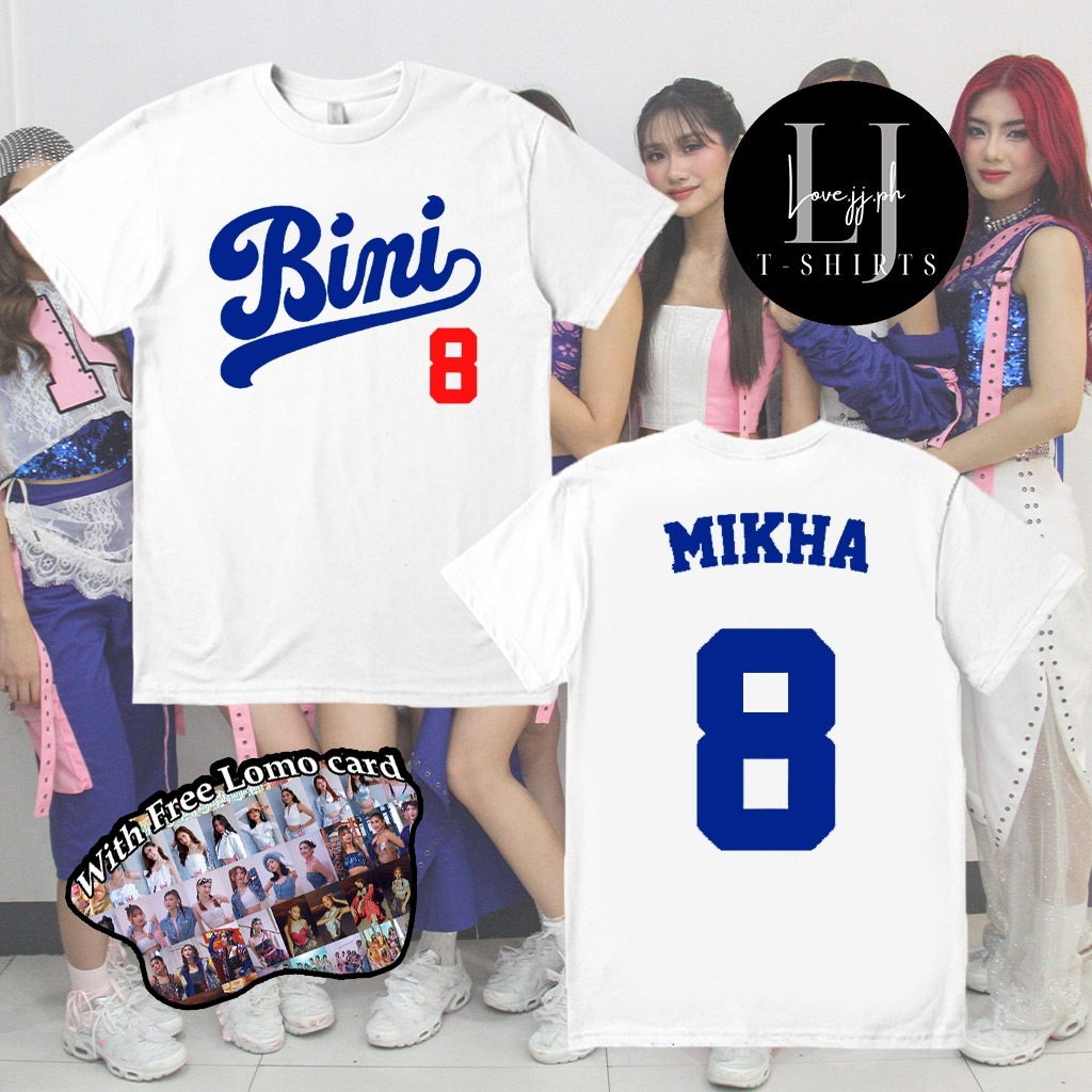 Bini inspired Jersey Shirt Men's and Women's Cotton T shirt tops Merch ...