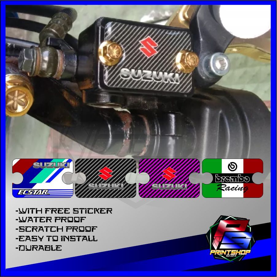 Satria Fi Brake Fluid STICKER Karb STICKER Embossed SATRIA old Brake ...