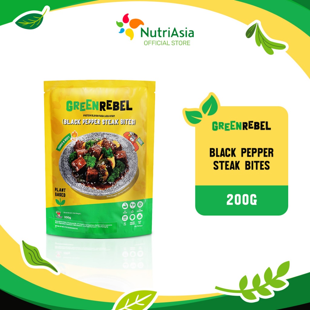 Green Rebel Black Pepper Steak Bites 200g | Shopee Philippines