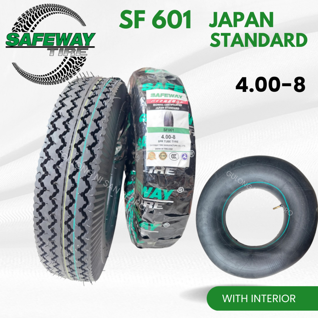 Safeway SF601 4.00-8 Tubetype with Interior 6PR | Shopee Philippines