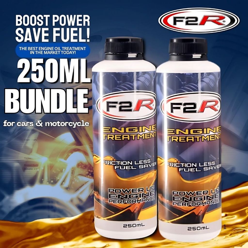 F2R 250ml (BUNDLE) RACING OIL ADDITIVES COMPLETE ENGINE TREATMENT FOR ...