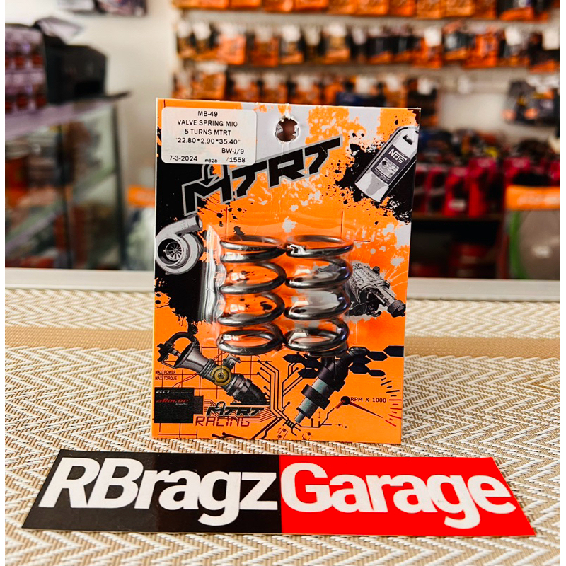 MTRT 5 Turns Valve Spring - Mio Sporty / Fino / Nouvo / Soulty / Wave ...