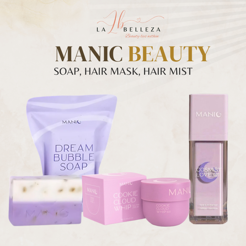 Manic Beauty Dream Bubble Soap, Cookie Cloud Whip Hair Mask Hair Mist ...