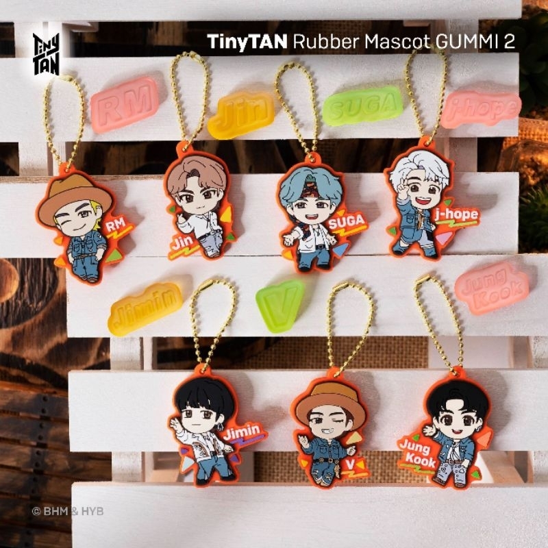 TinyTAN Rubber Keychain Permission To Dance Boy With Luv | Shopee Philippines