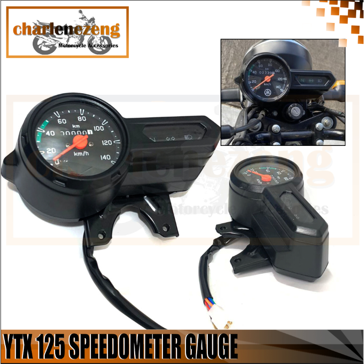 YAMAHA YTX 125 BOXER SPEEDOMETER / ODOMETER GAUGE ASSY FOR MOTORCYCLE ...