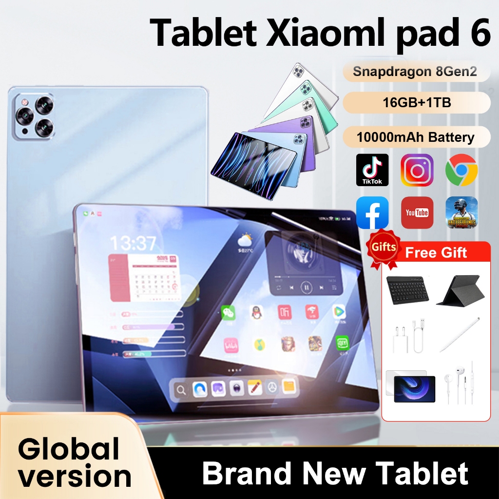2025 Tablet Xioaml pad 6 Android 12 HD OPP0 5G 11.6inch 16+1TB SIM/WIFI ...