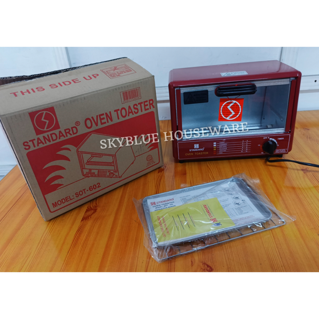 STANDARD OVEN TOASTER 6 LITERS / HIGH QUALITY / RED COLOR / SOT-602 ...