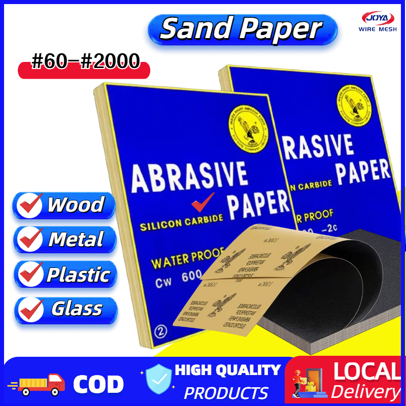 Sand Paper 10PCS 100SHEETS #60-#2000 Sanding Paper Wet And Dry Use ...