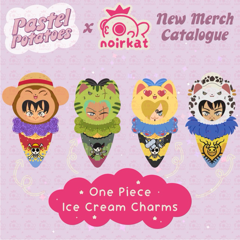 One Piece Ice Cream Charms by Pastel Potatoes | Shopee Philippines