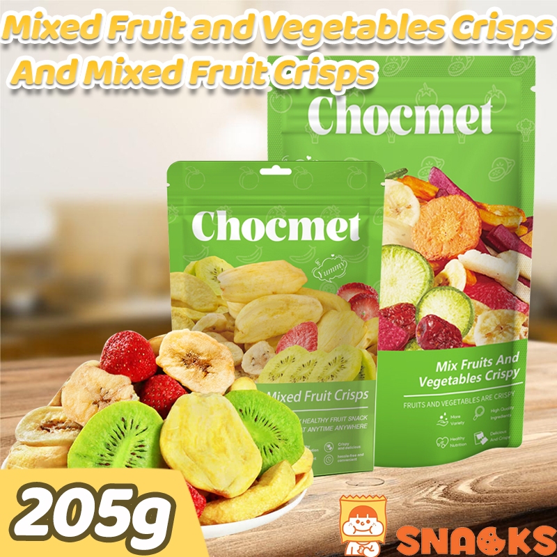 CHOCMET Mixed Fruit Crisps 80g And Mixed Fruit and Vegetables Crisps ...