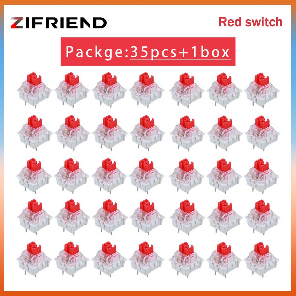 Outemu 3pin Mechanical Keyboard Switch blue red brown switches 35/10pcs ...