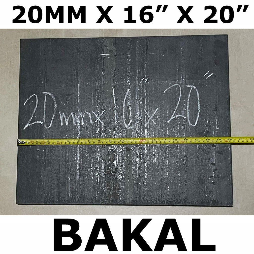 MS BASE PLATE 20MM X 16" X 20" MILD STEEL ======================= BAKAL ...