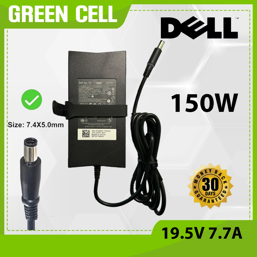 150W DELL Laptop Charger 19.5V 7.7A ADP-150RB B ADP-50EB DA150PM100-00 ...