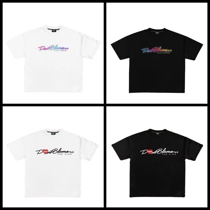 DBTK “ Cursive Tee “ Box Fit | GV Closet : On-hand | Shopee Philippines
