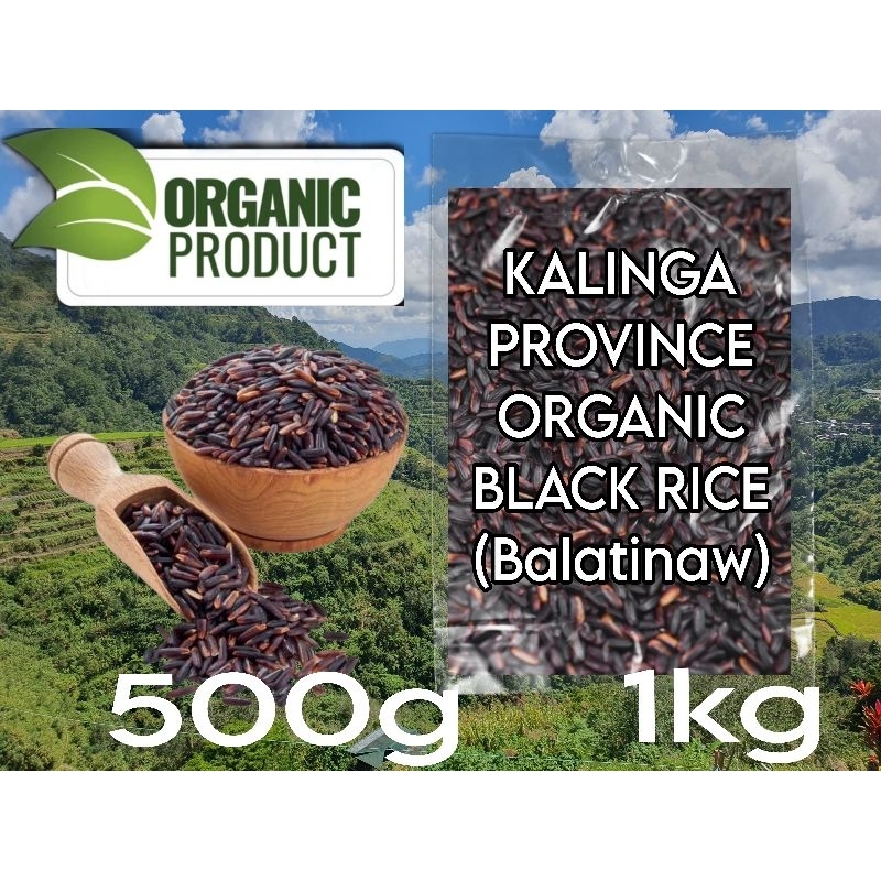 LOW CARB HIGH FIBER ORGANIC BLACK RICE, BALATINAW, INUMA FROM KALINGA ...