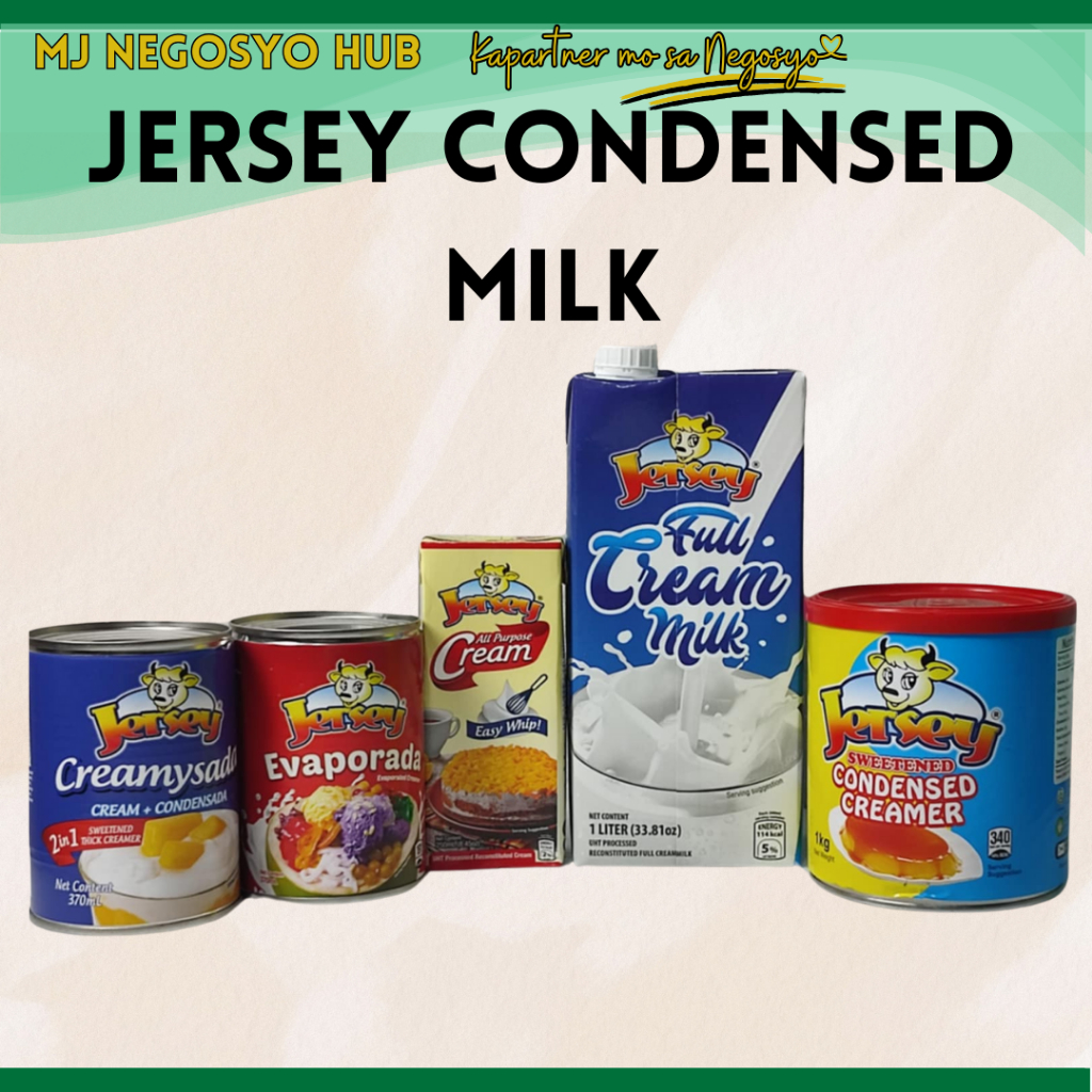 Jersey Condensed Milk 340g 1kilo Condensada shp2 | Shopee Philippines