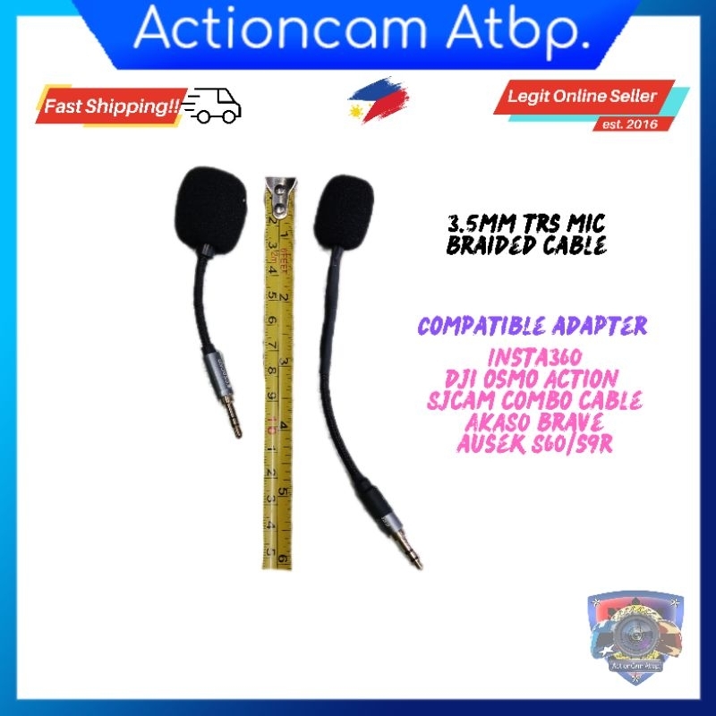 3.5mm TRS Short Mic 4 inch & 6 inch | Shopee Philippines