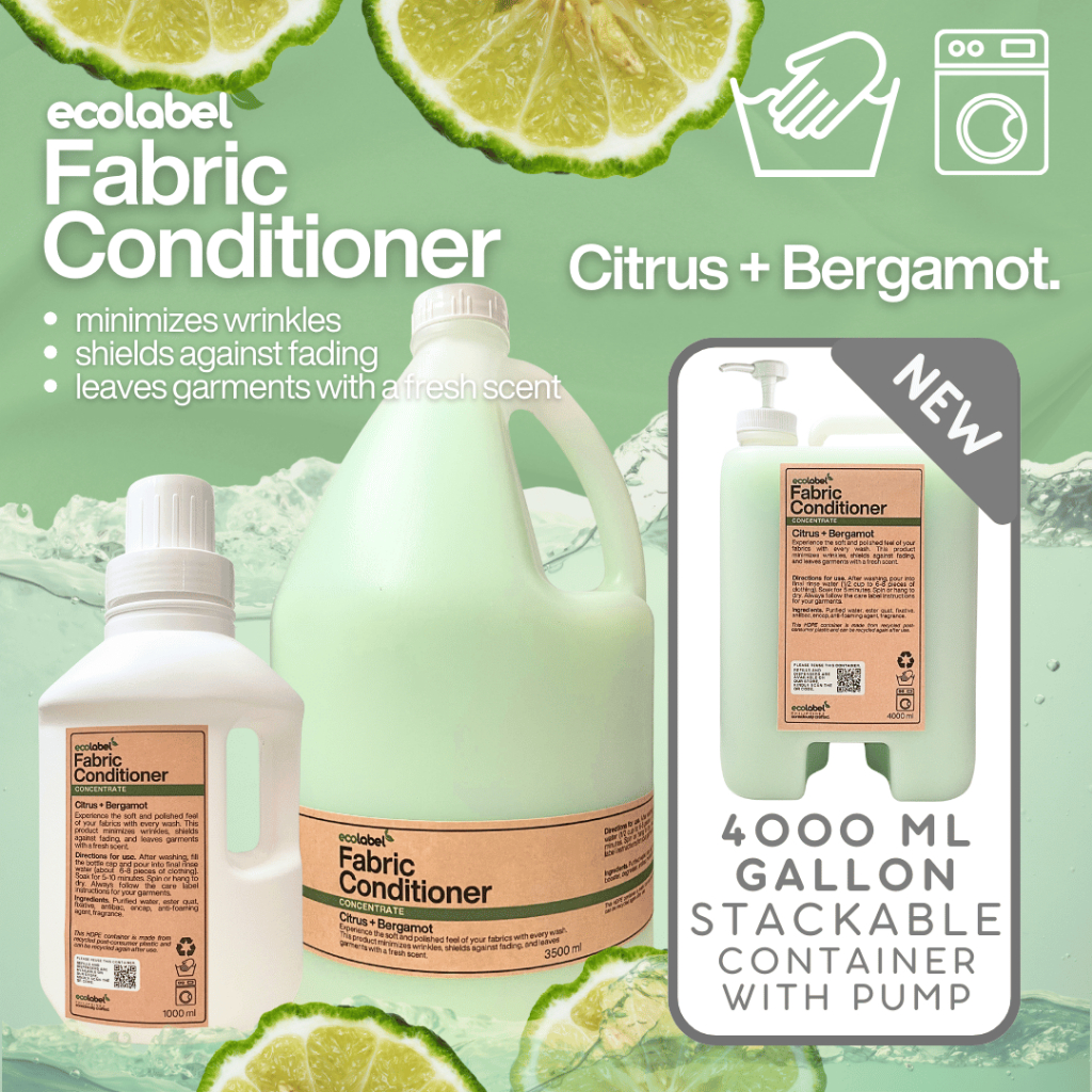Laundry Fabric Conditioner Concentrate Citrus & Bergamot Scent fabcon ...