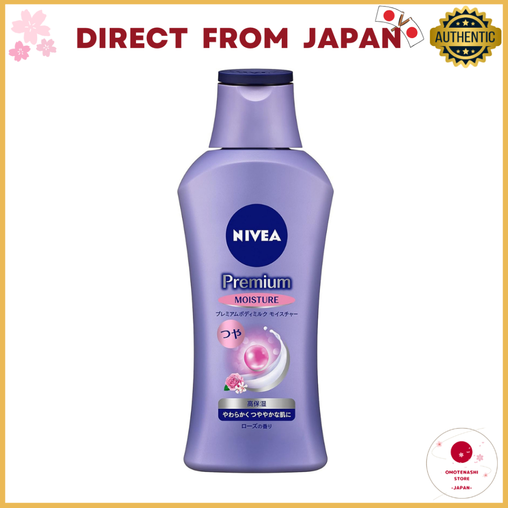 Nivea Premium Body Milk Moisture Rose Scent 200g Super Dry Skin From Japan | Shopee Philippines