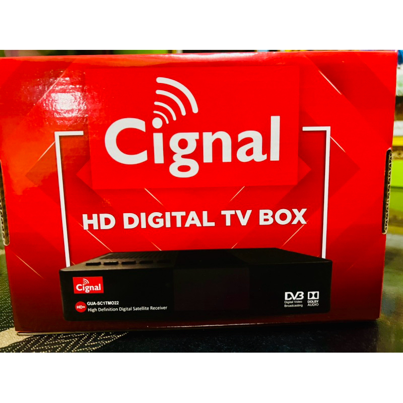 CIGNAL HD box only With Buy 1 Load take 1 free | Shopee Philippines
