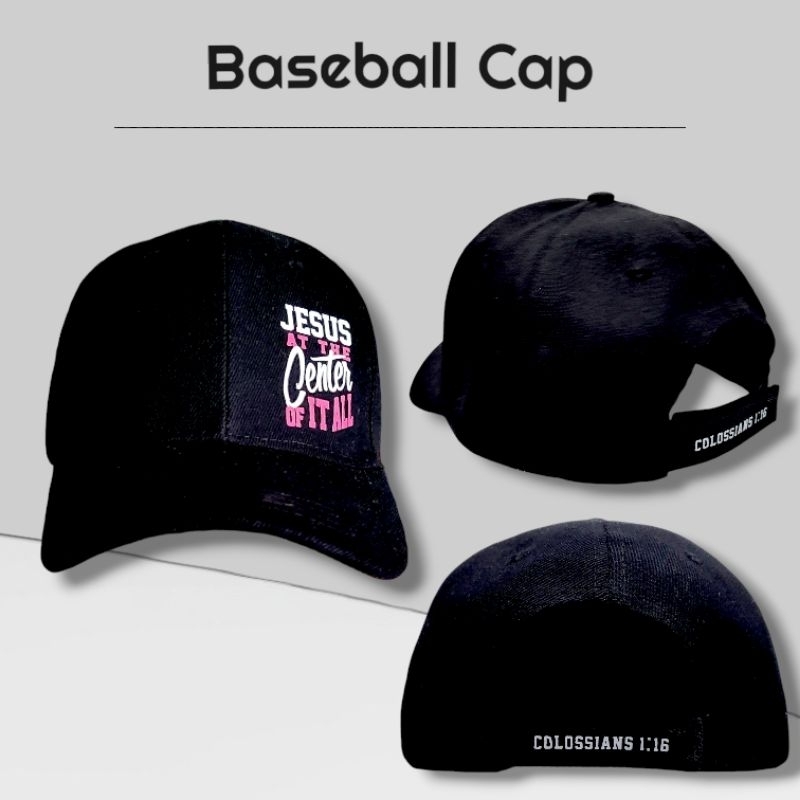 Baseball Cap Hat Bible Verse Brush Twill Thick Quality Christian Item ...