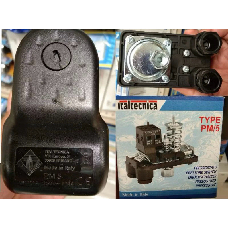 ITALtecnica Pressure Switch type PM/5 Made in Italy | Shopee Philippines