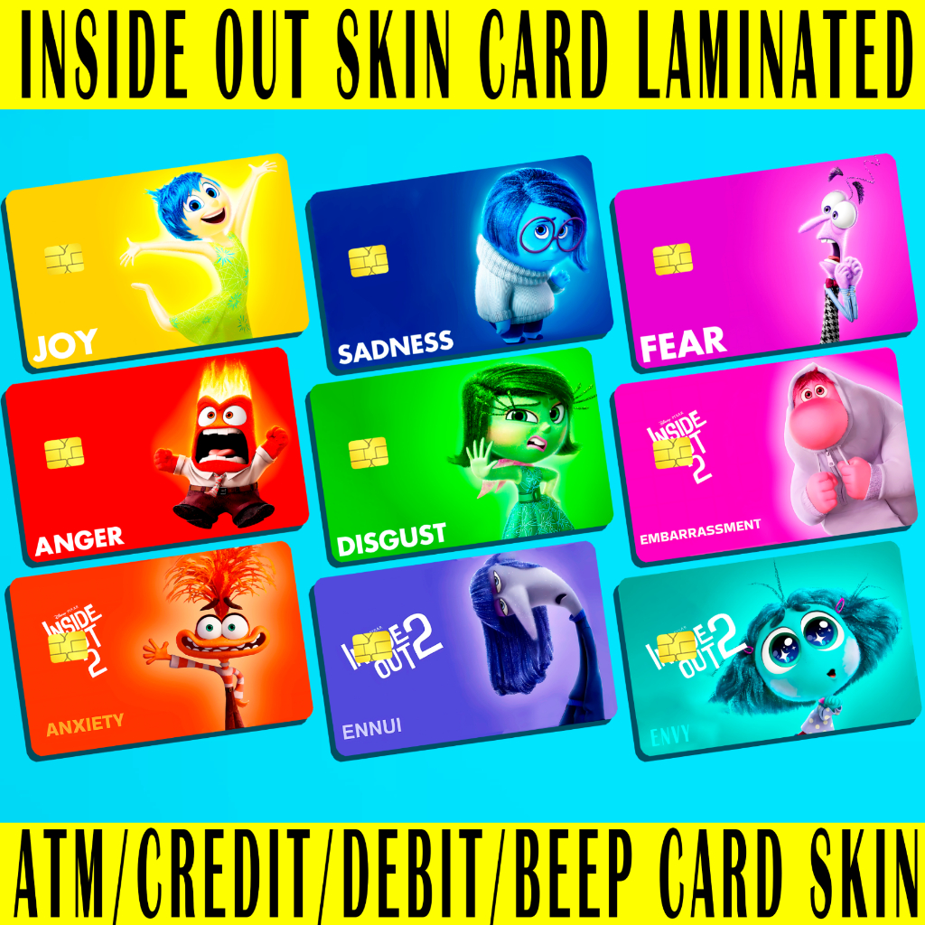 INSIDE OUT - (SKIN CARD STICKER) ATM/CREDIT/DEBIT/BEEP (SKIN CARD ...