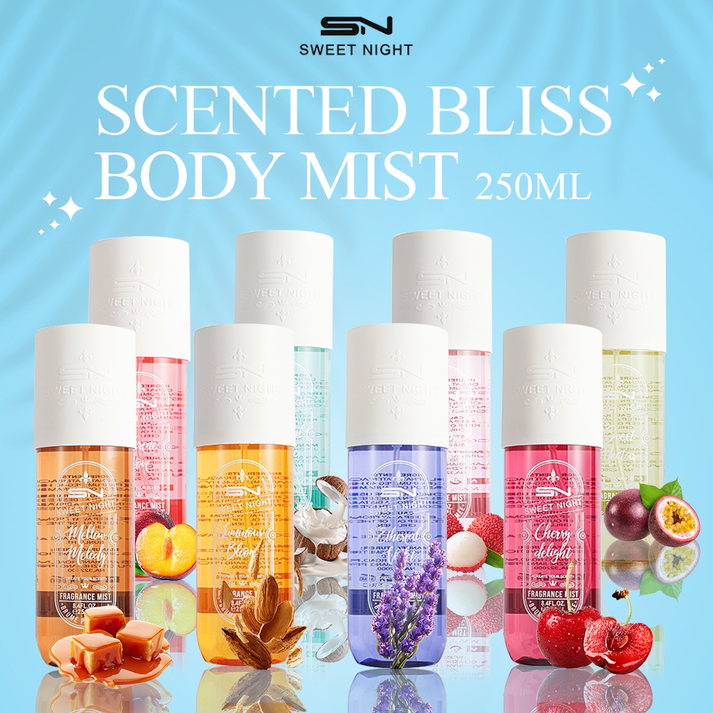 Sweet Night perfume for women men spray fragrance 250ml fresh almond ...