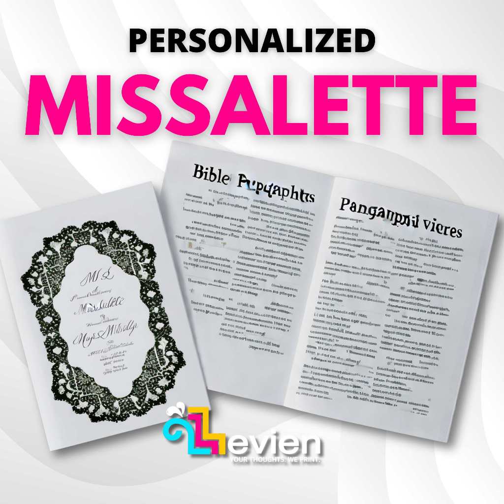 Personalized Missalette Booklet or Customized Ceremony Program | Shopee Philippines