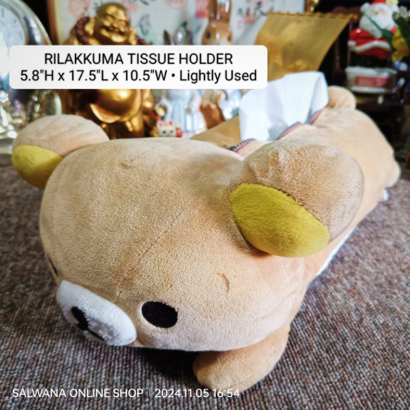 RILAKKUMA TISSUE HOLDER (Lightly Used) • Japan Surplus | Shopee Philippines