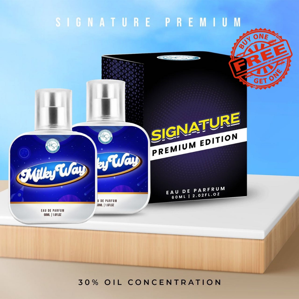 BUY 1 GET 1 FREE Milky way Premium Limited Edition 60ml for Men and ...