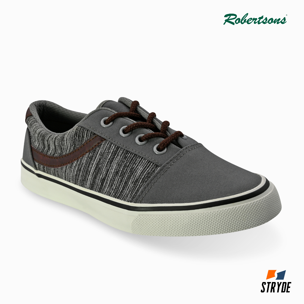 Robertsons Canvas Men's Shoes Hanzo Gray | Shopee Philippines
