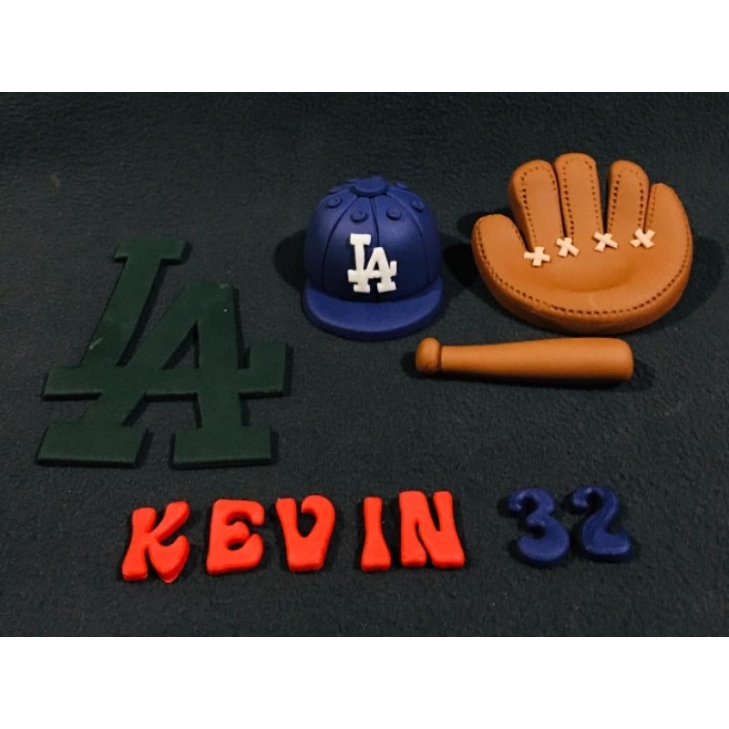 sports , baseball - edible fondant cake topper set | Shopee Philippines