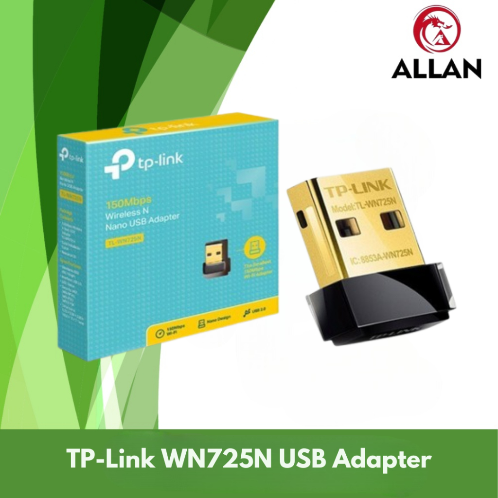 TP-Link WN725N 150Mbps Wireless N Nano USB Adapter | Shopee Philippines