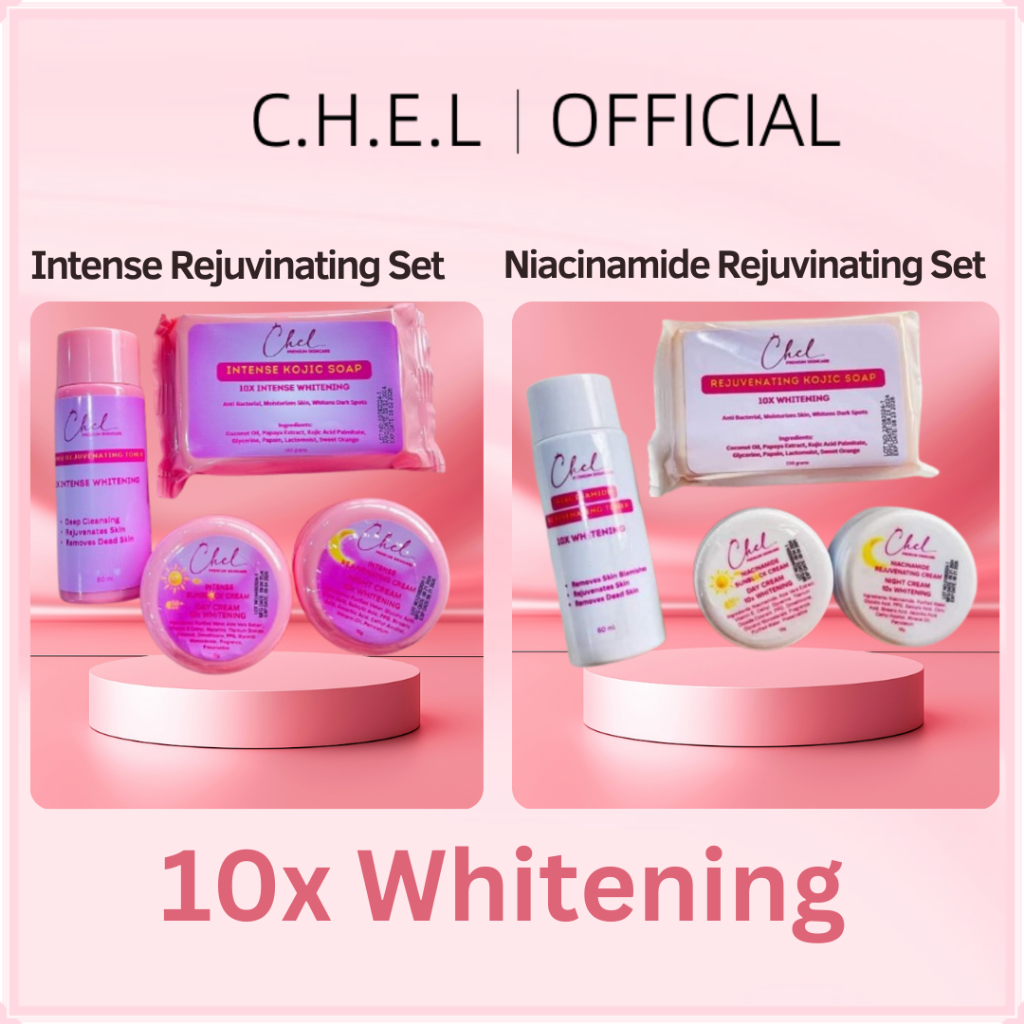 CHEL BEAUTY Niacinamide Rejuv/ Intense Rejuv Set (DAVAO) | Shopee ...
