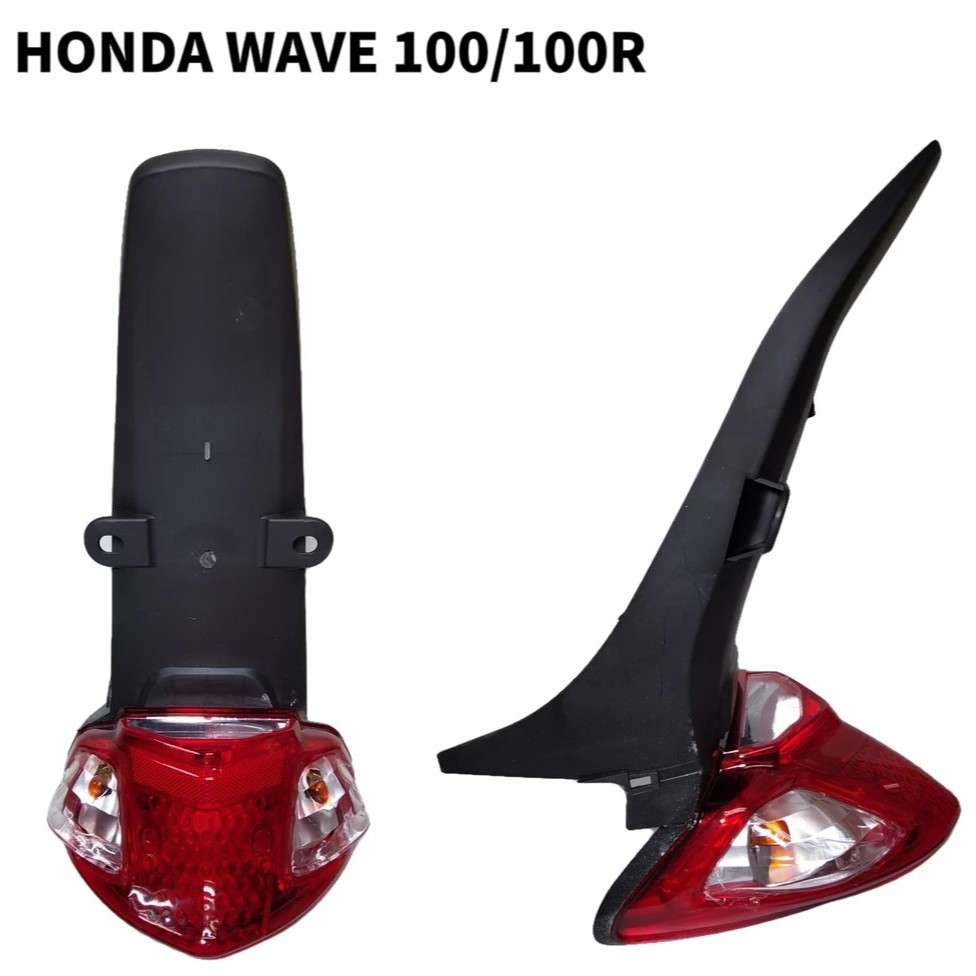 Honda Wave 100/Wave 100R Taillight Assembly with Bulb | Shopee Philippines