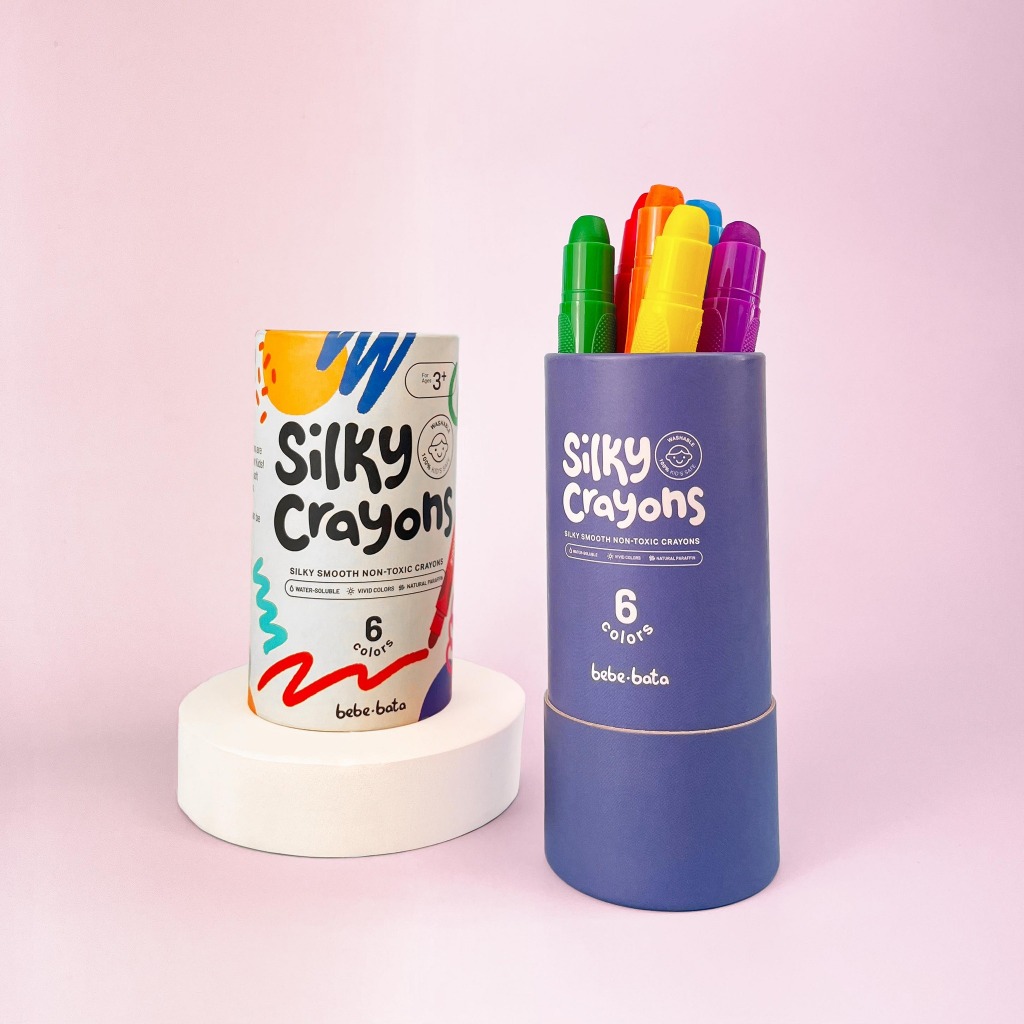 Bebebata Silky Crayons (6 crayons) | Shopee Philippines