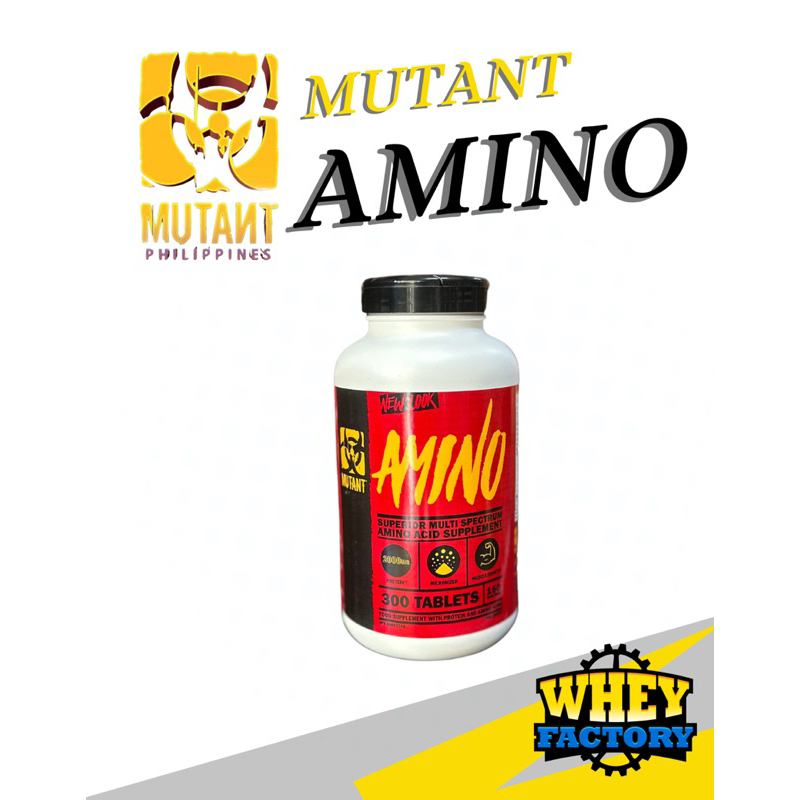 Mutant Amino 300 tabs provides 2000mg amino acid Muscle repair and ...