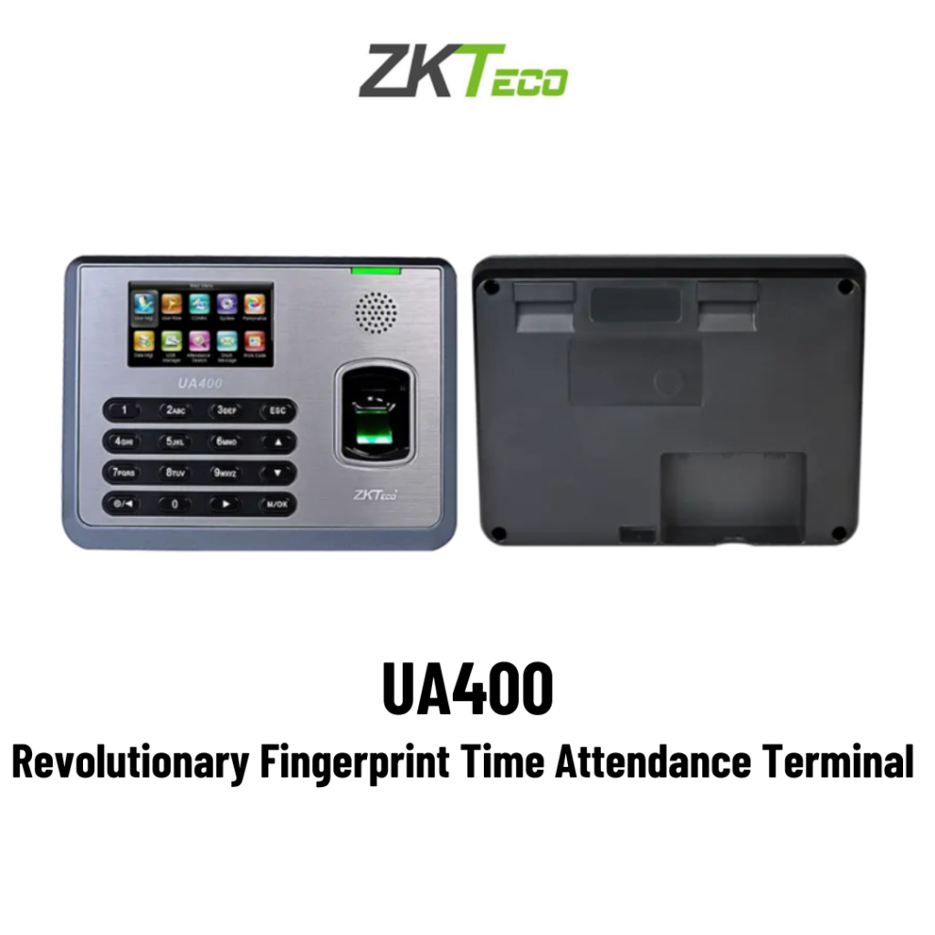 Zkteco Revolutionary Fingerprint Time Attendance Terminal (UA400) Enhanced Features and ...